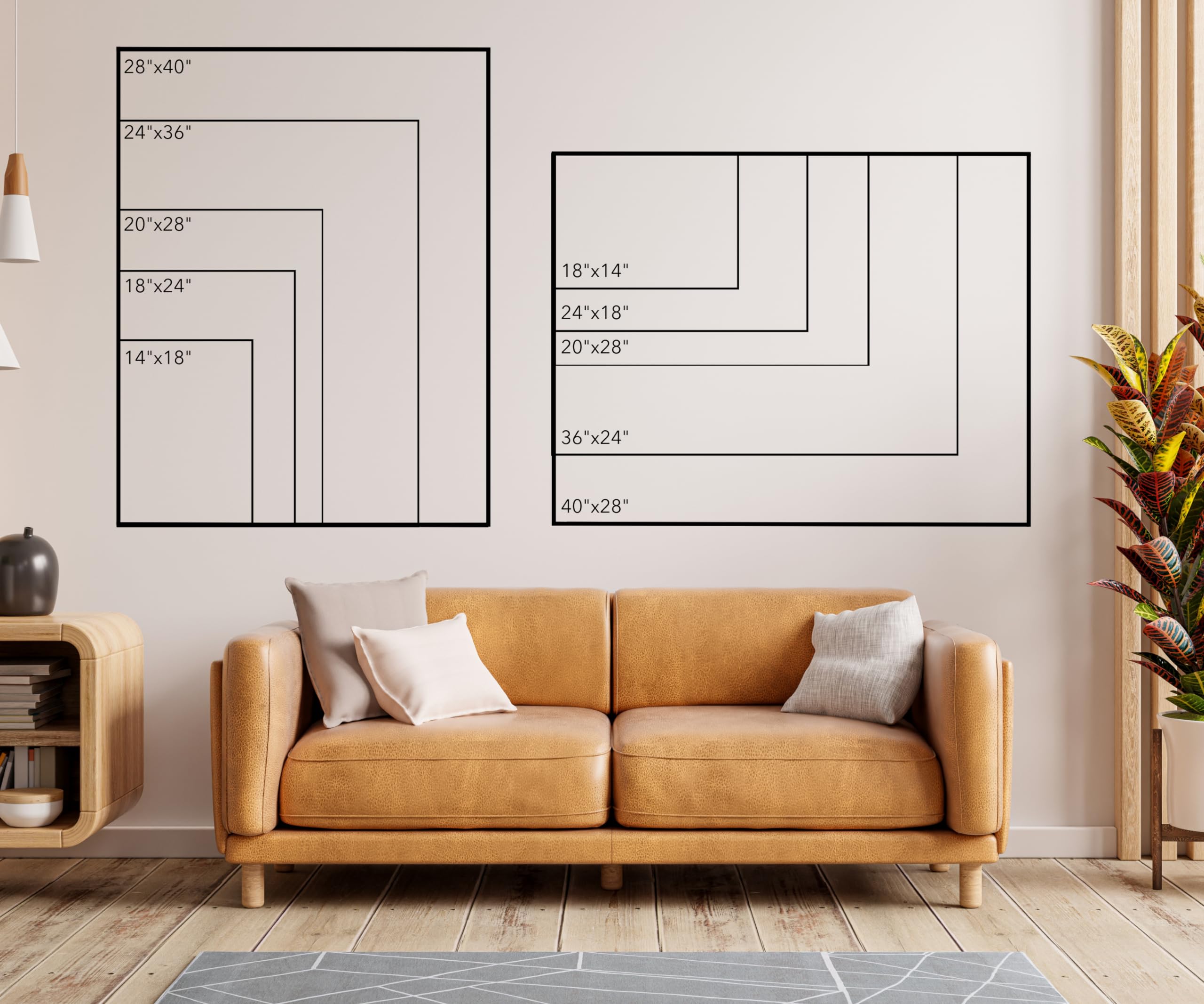 VERTICAL Acrylic Family Planner Wall Calendar - Personalized Dry Erase Board, Dry Erase Calendar, Monthly and Weekly Calendar, Transparent Calendar (14"x18", Standard Package)