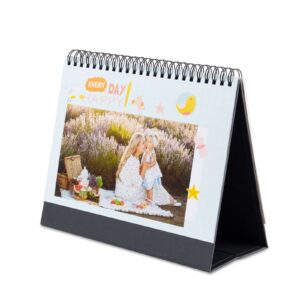 custom desk photo calendar 2023 - monthly custom 12 pictures blotter calendar diy gift perfect for planning and organizing for home decoration or office(style 7)