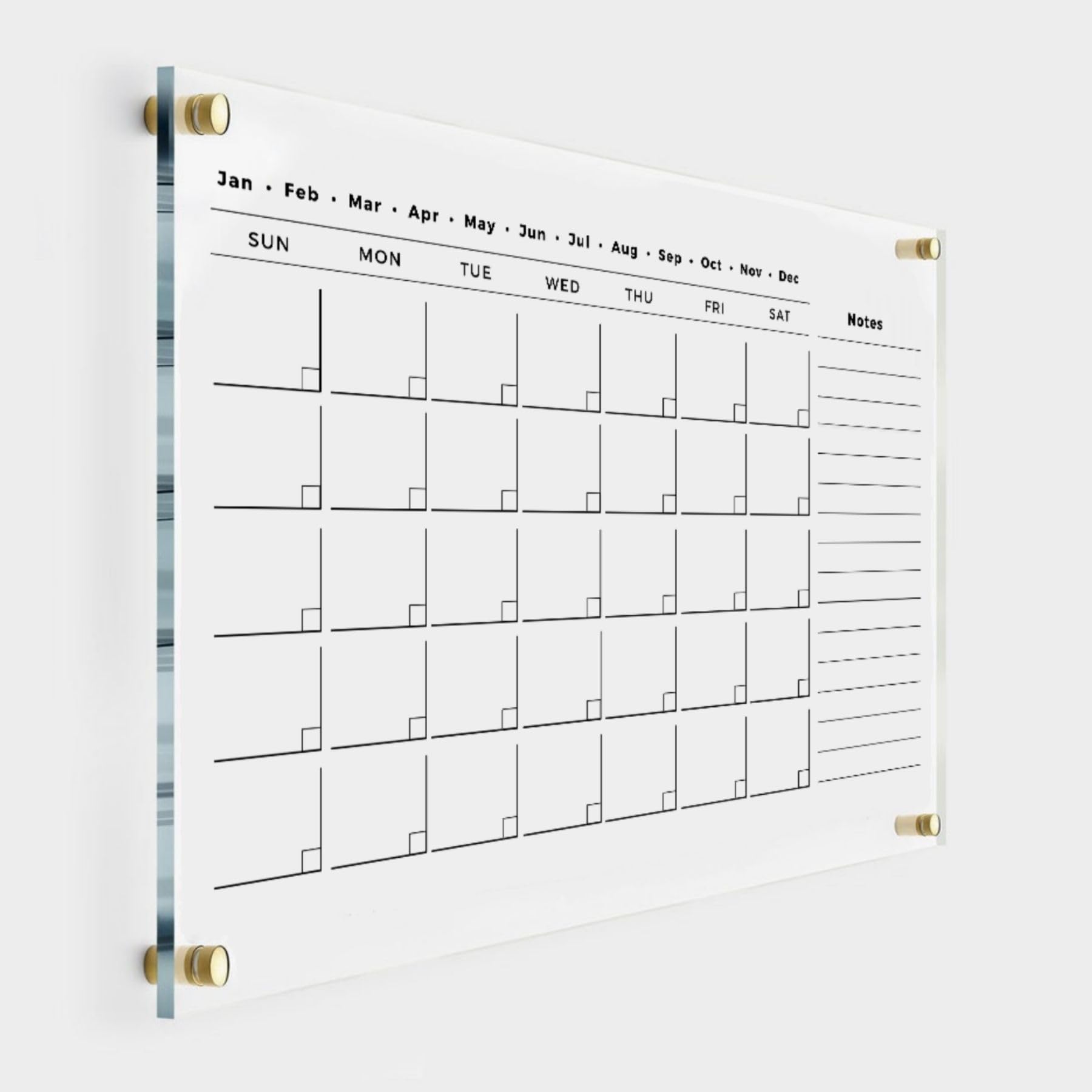 Personalized Wall Calendar 2024 - Personalized Calendar 2024, Dry Erase Board, Wall Calendar, Monthly and Weekly Calendar, Housewarming Gift, Custom To-Do List