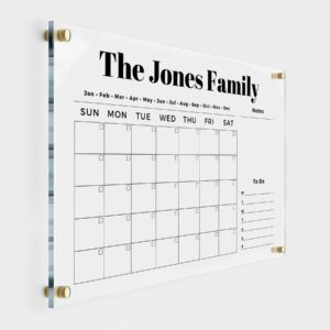 custom family calendar personalized wall calendar - personalized calendar 2024, two month planner family calendar 2024 calendar marker (24"x18", extra package)