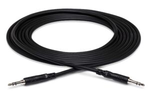 hosa cmm-115 3.5 mm trs to 3.5 mm trs stereo interconnect cable, 15 feet