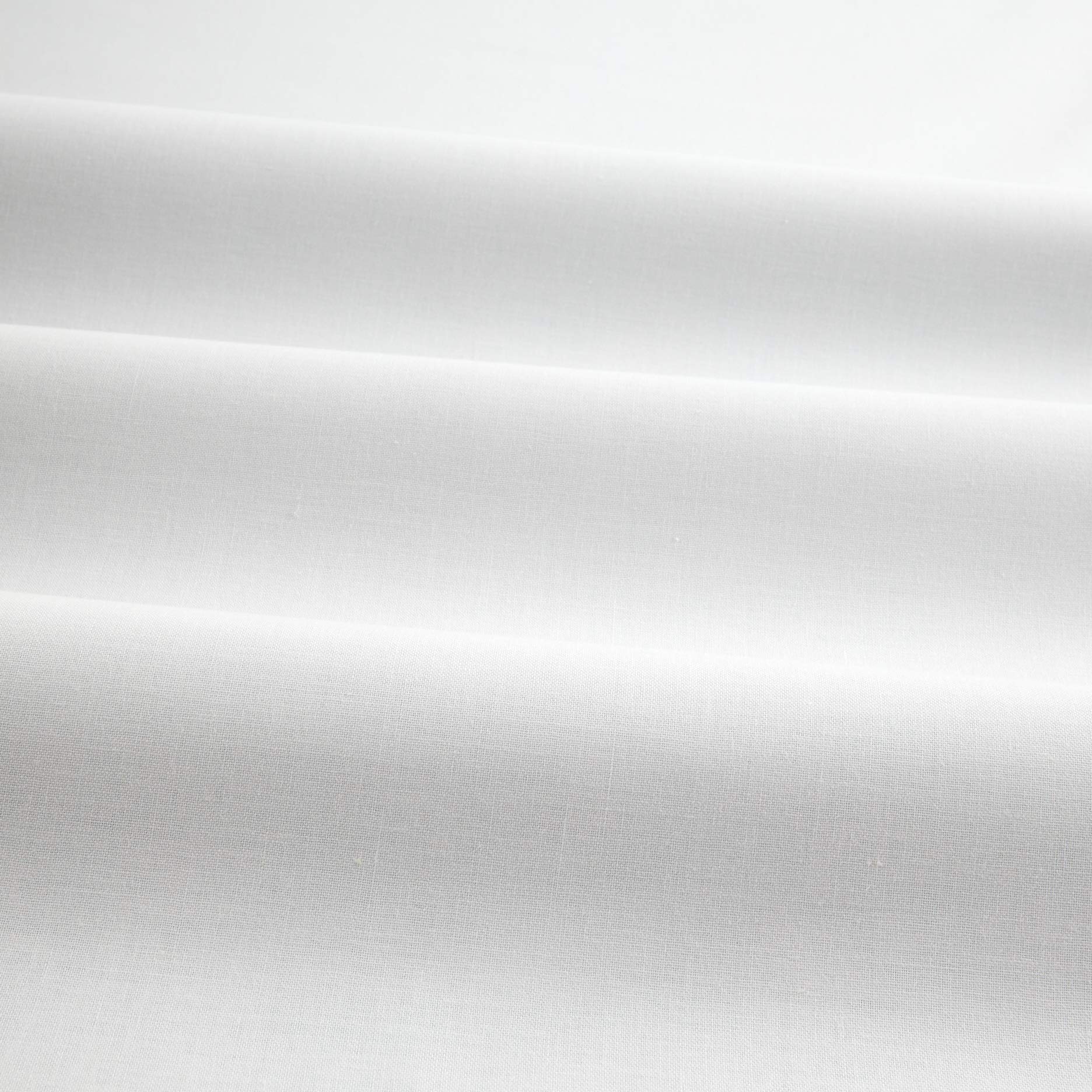 Cotton Broadcloth White, Quilting Fabric by the Yard