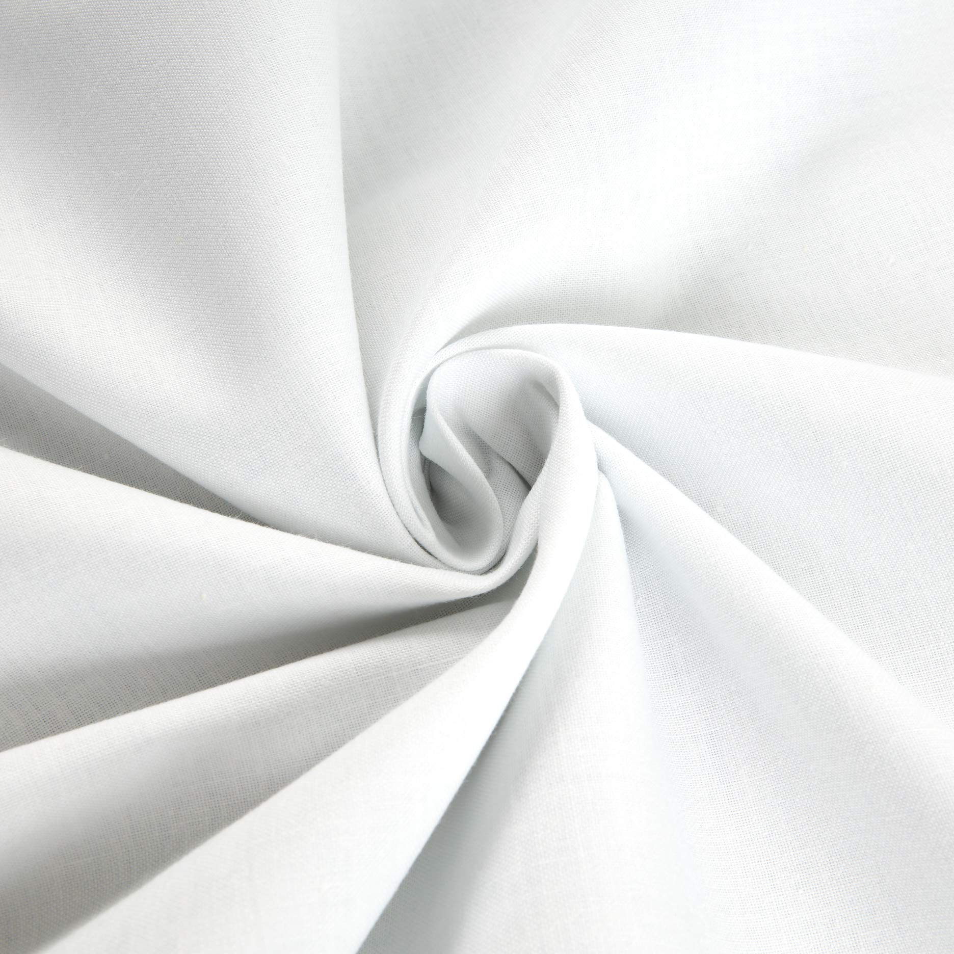 Cotton Broadcloth White, Quilting Fabric by the Yard