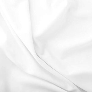 White Cotton Fabric by The Yard | 60” inches Wide Lining Fabric | 5 Yard Cotton Fabric | 75 GSM Thin Lightweight 100% Cotton Fabric | Cotton Lawn Fabric by The Yard | Fabric by The Yard Cotton