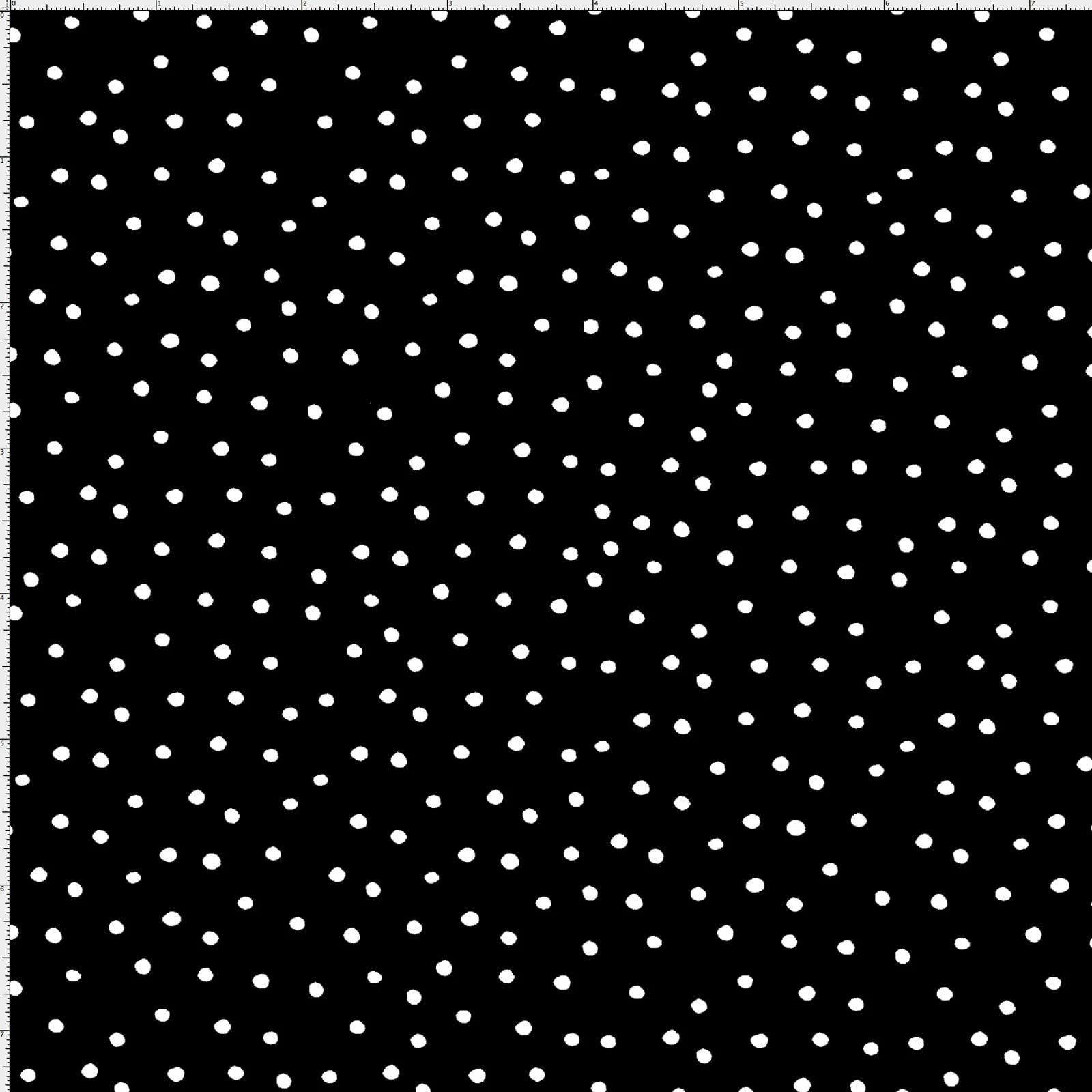 Loralie Designs Dinky Dots Black/White Fabric by The Yard for Quilting