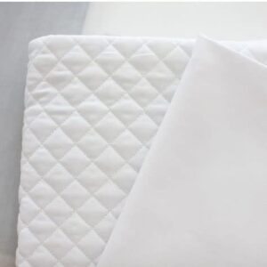 Premium Pre Quality Quilted Cotton Fabric by The Yard 44" Solid, Unbleached Cotton, Linen (Snow White(B2220))