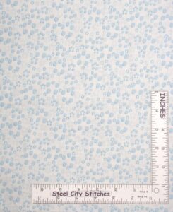 flashphoenix quality sewing fabric –paddington bear blue white paw print 100% cotton fabric quilting 1.1 36x44 inch by the yards