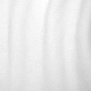 100% organic cotton heavy weight rib - white - by the yard