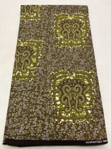 turtle-back design african guaranteed wax block prints fabric/african ankara wrapper fabric wax fabrics /-sell by 6 yards-100% cotton-for dresses-olive-gold, white,burgundy,dark-brown