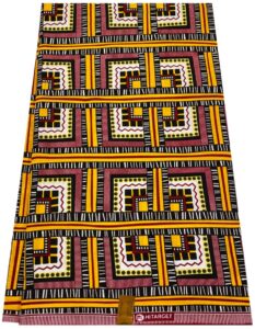 african angola ankara wax prints fabrics -sell by 6 yards- 100% cotton-for men and women-red/yellow/white/black/cream/brown