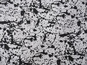 8 yard lot fabric 100% quilting cotton hipster splatter black white abstract t50