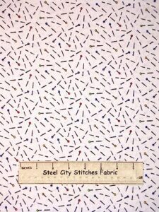 flashphoenix quality sewing fabric – printed straight pin toss white 100% cotton fabric treasure size; 36" x 44" by the yard