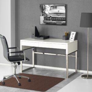 Office Hardwood Floor Chair Mat - Computer Chair Mat for Hardwood Floors, Pad for Hardwood and Tile Floors, Large Anti-Slip Home Desk Chair Mat, Easy Clean, NOT for Carpets, 36" X 55" Brown