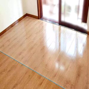 clear rectangle mat 0.04"/0.06" thick transparent pvc plastic floor protector pad for parquet hallway office kitchen carpet night stand custom size (color : t1mm/0.04")