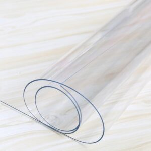 office chair mat, carpet protector chair mat, desk mat, pvc vinyl floor mat, floor protector, table protector, 0.06" waterproof transparent pad for entrance hall bedroom (color : clear)