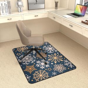 mapuon heavy duty desk chair mat for carpet & hardwood floors, 48" x 36" exquisite jacquard floor mat office chair mat for carpeted floors and hardwood floor for home office