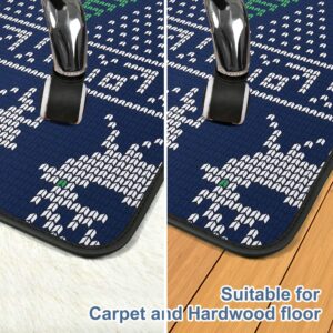 Mapuon Heavy Duty Desk Chair Mat for Carpet & Hardwood Floors, 48" x 36" Exquisite Jacquard Floor Mat Office Chair Mat for Carpeted Floors and Hardwood Floor for Home Office