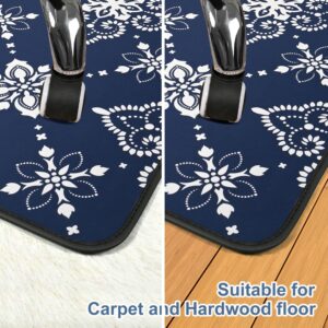 Mapuon Heavy Duty Desk Chair Mat for Carpet & Hardwood Floors, 48" x 36" Exquisite Jacquard Floor Mat Office Chair Mat for Carpeted Floors and Hardwood Floor for Home Office