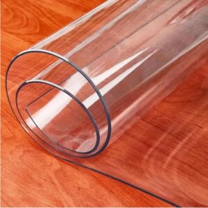 clear pvc desk chair mat 1.5mm clear vinyl plastic runner rugs protector, office chair mat for hardwood floor, non-slip entrance door mats,80/100/120/140/160cm wide,plastic vinyl floor runner protecto