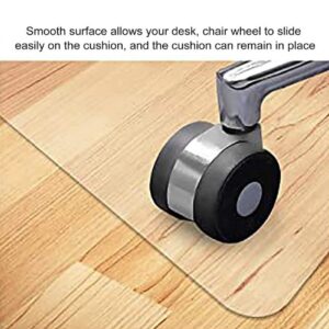 Clear PVC Desk Chair Mat Rectangular Vinyl Floor Protector Mat,Chair Mat-PVC Transparent Non-Slip Durable Floor Protector Mat for Office Home Hard Floor Carpet,1.5mm,80cm/100cm/120cm/140cm/160cm Wide,