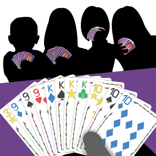 PlayMonster Five Crowns — The Game Isn't Over Until the Kings Go Wild! — 5 Suited Rummy-Style Card Game — For Ages 8+