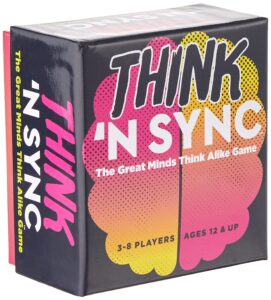 gamewright - think 'n sync - the great minds think alike game card game