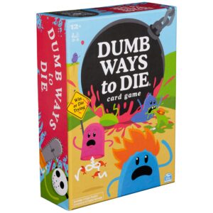 dumb ways to die - the hit viral video, now a hilarious card game for college, birthday & more, family games, party games, fun games, for ages 12+