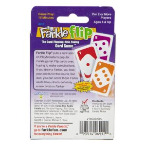 PlayMonster Farkle Flip — The Classic Dice Game Now in a Card Game — For Game Nights — Ages 8+