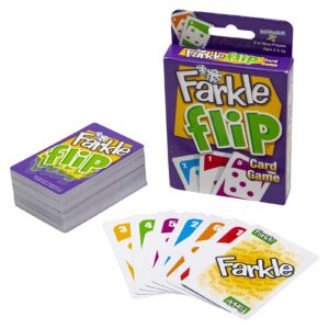 PlayMonster Farkle Flip — The Classic Dice Game Now in a Card Game — For Game Nights — Ages 8+