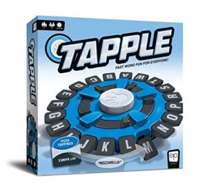 usaopoly tapple® word game | fast-paced family board game | choose a category & race against the timer to be the last player | learning game great for all ages (1 pack)