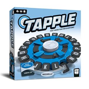 USAOPOLY TAPPLE® Word Game | Fast-Paced Family Board Game | Choose a Category & Race Against The Timer to be The Last Player | Learning Game Great for All Ages (1 Pack)