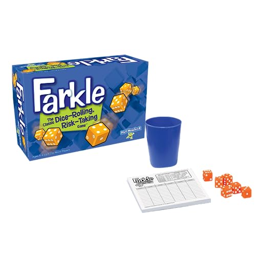 Farkle - Dice Board Game For Family Game Night Fun - Classic Dice-Rolling, Risk-Taking Game, Play With Families, Adults, and Kids Ages 8 and up