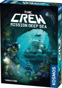 the crew - mission deep sea | card game | cooperative | 2 to 5 players | ages 10+ | trick-taking | 32 levels of difficulty | endless replayability