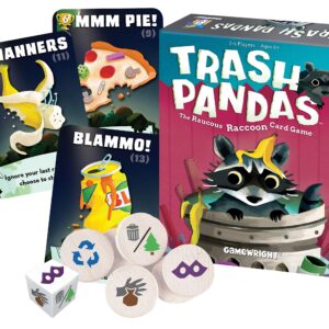 Gamewright Trash Pandas - The Raucous Raccoon Card Game - 252