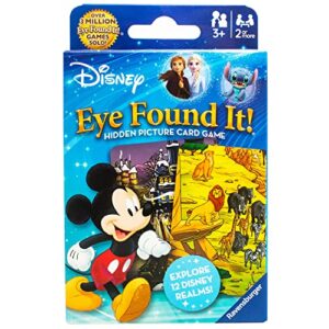 Ravensburger World of Disney Eye Found It Card Game - Engaging Family Fun | Immersive Disney Scenes | Skill-Building Game | FSC-Certified Materials