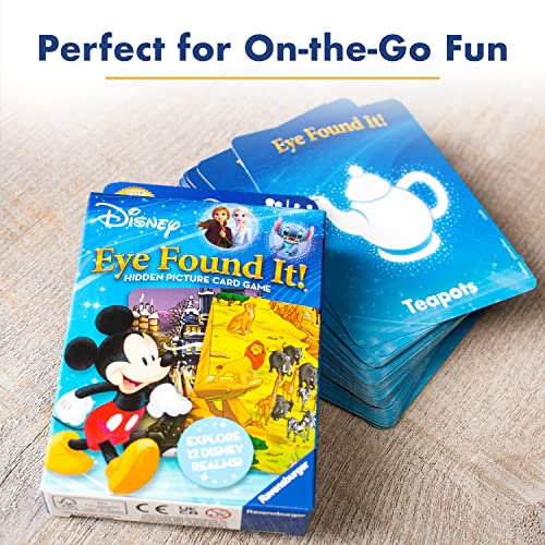 Ravensburger World of Disney Eye Found It Card Game - Engaging Family Fun | Immersive Disney Scenes | Skill-Building Game | FSC-Certified Materials