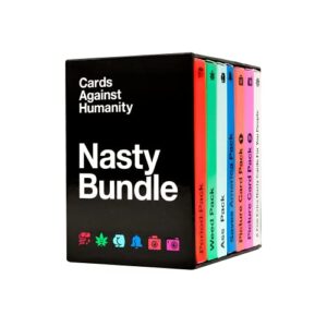 cards against humanity: nasty bundle • 6 nasty themed packs + 10 all-new cards