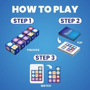 The Uzzle 3.0 Board Game, Family Board Games for Children & Adults, Block Puzzle Games for Ages 4+