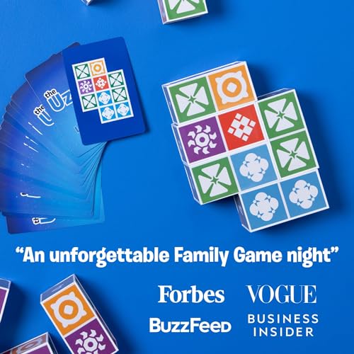 The Uzzle 3.0 Board Game, Family Board Games for Children & Adults, Block Puzzle Games for Ages 4+