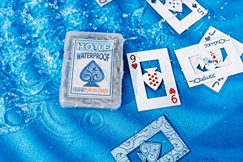 Hoyle Waterproof Playing Cards, Clear, 1 Deck