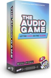 the audio game – a raunchy card game – use viral social media clips to roast your friends – hear the hilarious cards – game night must have (17+)