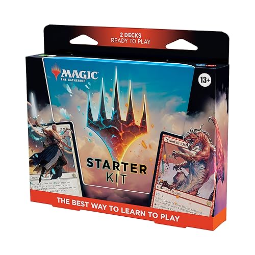 Magic The Gathering 2023 Starter Kit - Learn to Play with 2 Ready-to-Play Decks + 2 Codes to Play Online (2-Player Fantasy Card Game)