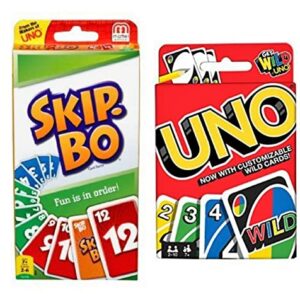 Bjdesign Bjdesign Skip Bo Card Game Bundled With Uno