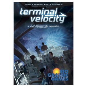 jump drive: terminal velocity expansion - galaxy race card game, an expansion for jump drive base game - galaxy race card game, rio grande games, 1-5 players, 30 minute playing time