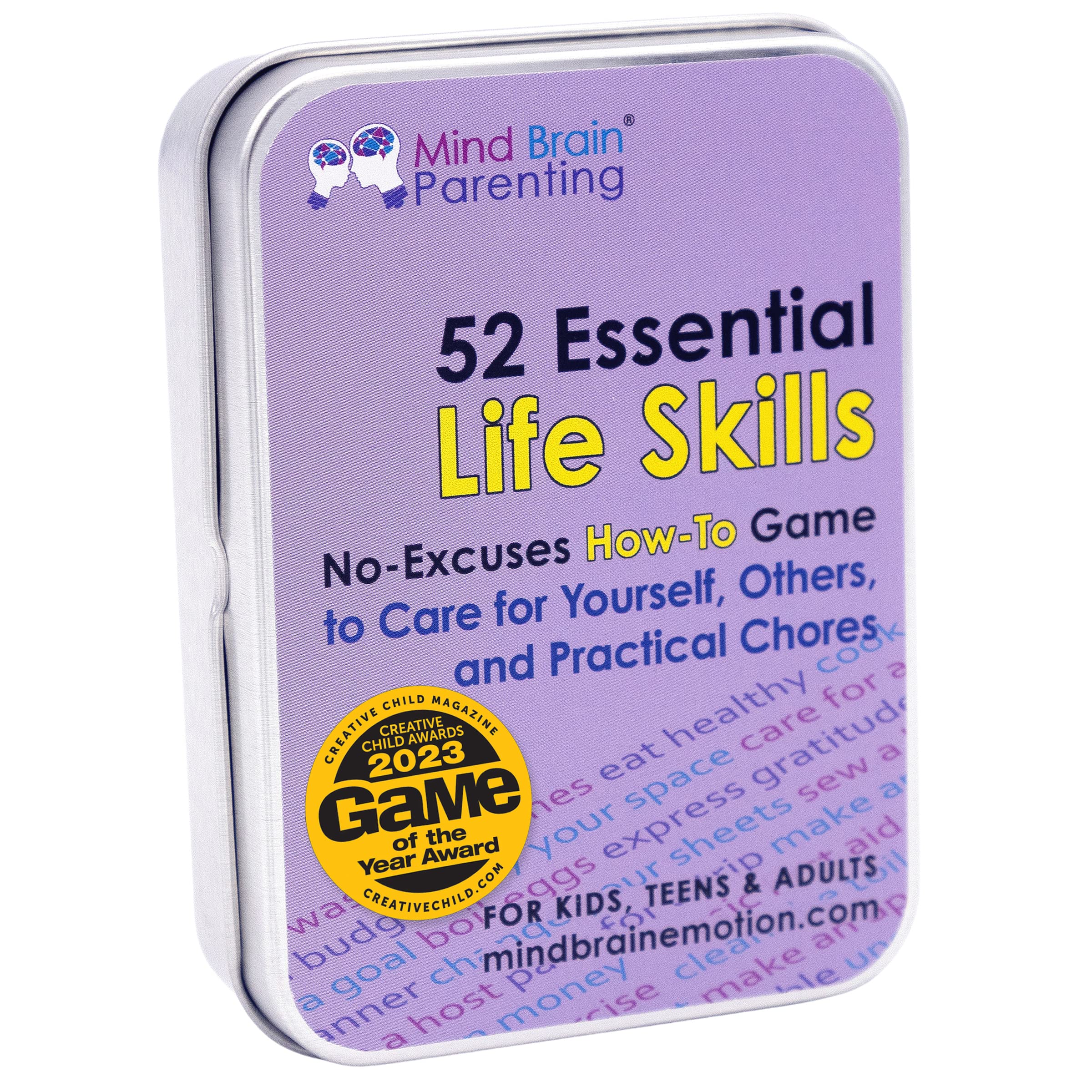 52 Essential Life Skills: No-Excuses Game to Teach Kids, Teens & Adults How To Care for Self & Chores, Practical Solution by Harvard Educator for Responsible Boys, Confident Girls, Happy Family