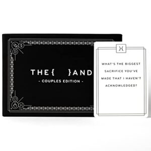 {THE AND} Couples Edition - 199 Meaningful Conversation Cards for Couples - Questions to Deepen Connection & Build Relationships - Date Night Card Game for Adults by The Skin Deep