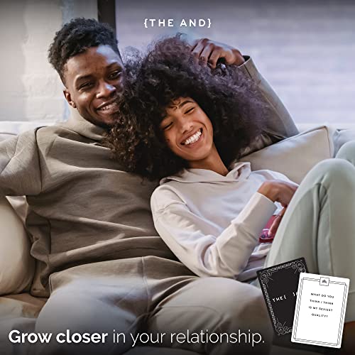 {THE AND} Couples Edition - 199 Meaningful Conversation Cards for Couples - Questions to Deepen Connection & Build Relationships - Date Night Card Game for Adults by The Skin Deep