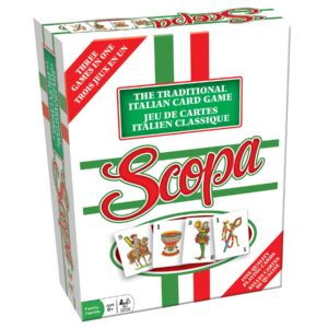 imagination outset media : scopa (bilingual)- 3 games in 1, develops critical thinking skills