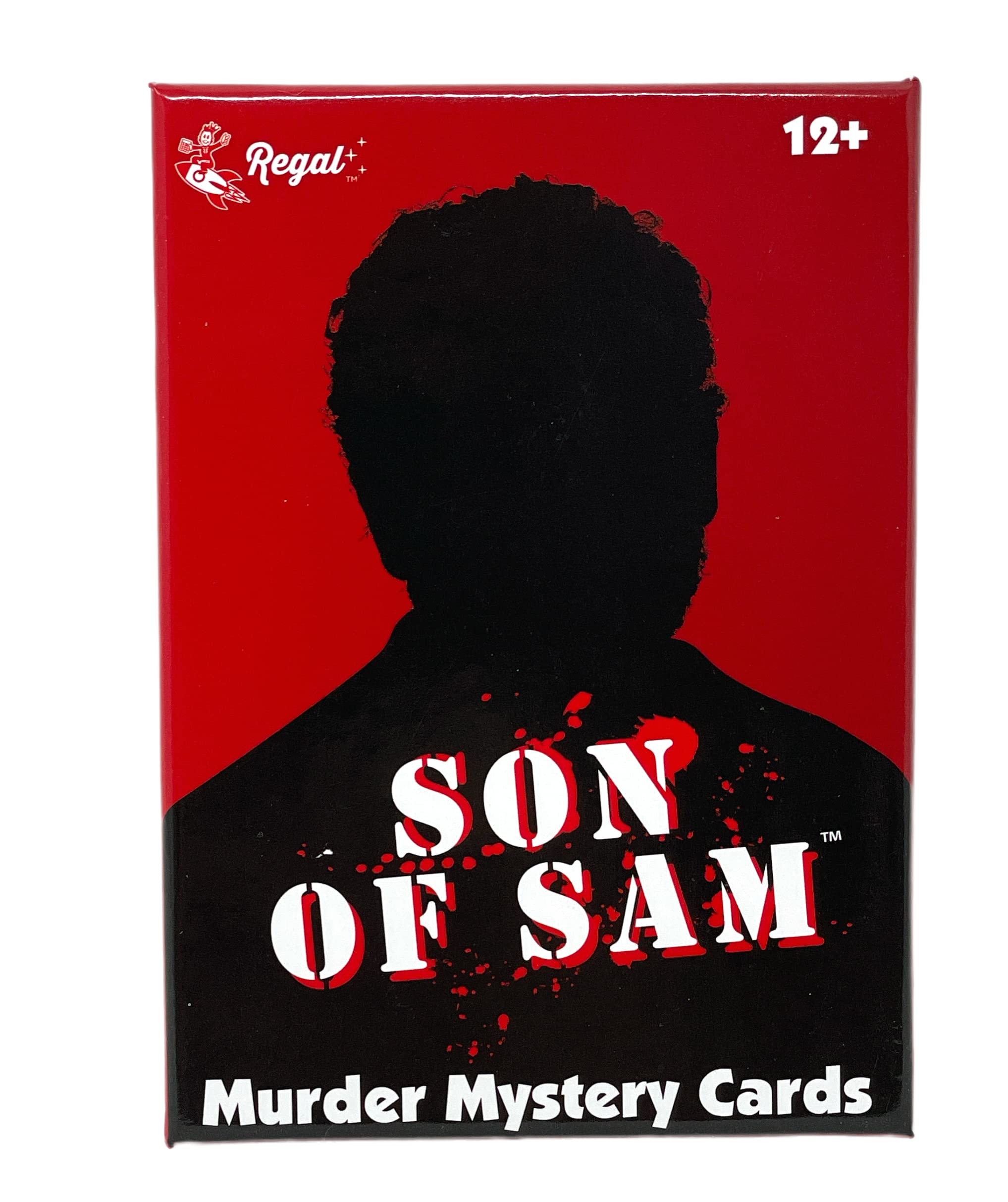 Regal Games - Son of Sam - Murder Mystery Card Game - for Holidays, Game Nights, and Parties - 5”x 2” Card Size - 54 Count - Up to 26 Players, Ages 12+