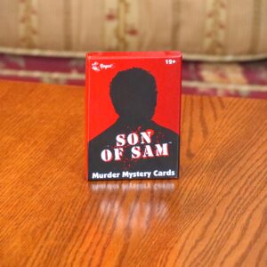 Regal Games - Son of Sam - Murder Mystery Card Game - for Holidays, Game Nights, and Parties - 5”x 2” Card Size - 54 Count - Up to 26 Players, Ages 12+